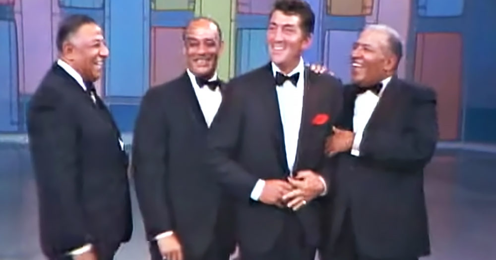 Dean Martin joins The Mills Brothers to sing their hit song ‘Paper Doll ...
