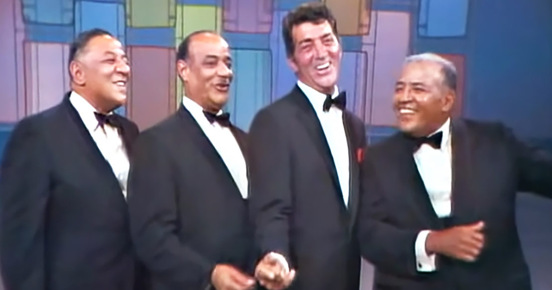 Dean Martin joins The Mills Brothers to sing their hit song ‘Paper Doll ...