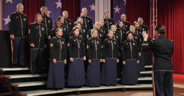The Soldiers' Chorus of The United States Army Field Band performs ...