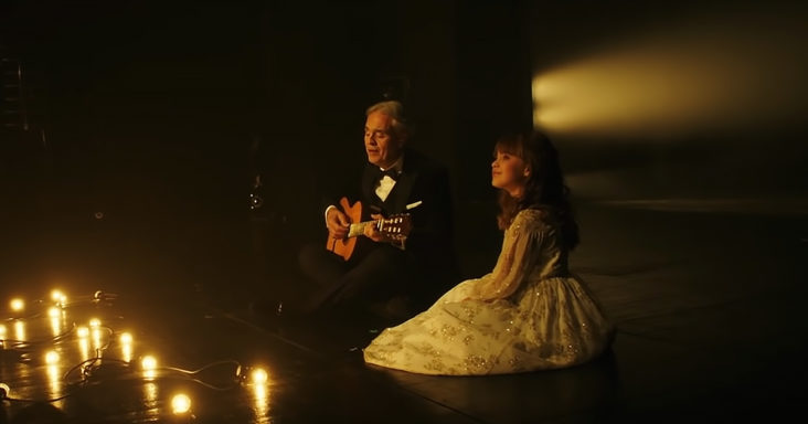 A magical Easter duet from Andrea Bocelli and his daughter – Madly Odd!