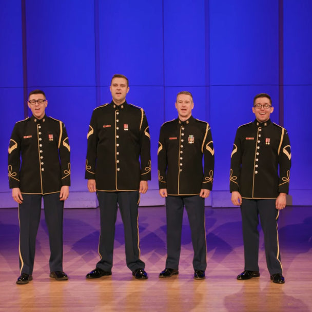The U.S. Army Chorus performs “Not While I’m Around” – Madly Odd!