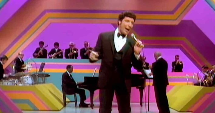 Young Tom Jones performs all his hit songs in gorgeous 1960s technicolor