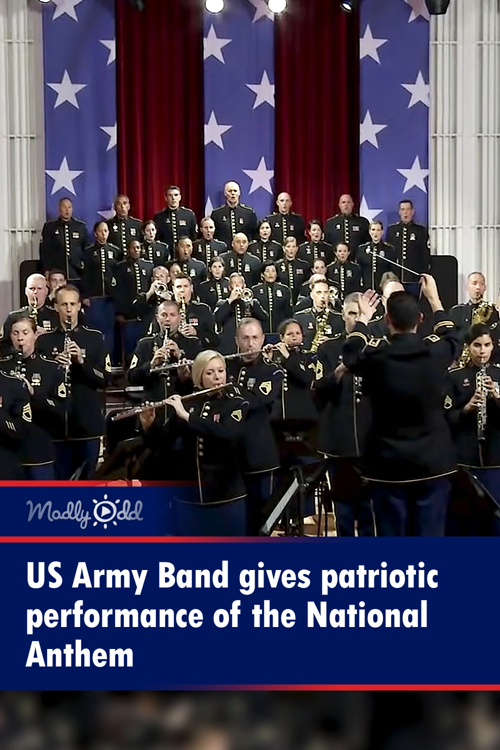 US Army Band gives patriotic performance of the National Anthem – Madly ...