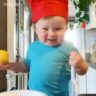 Cutest baby chef goes viral with his cooking videos