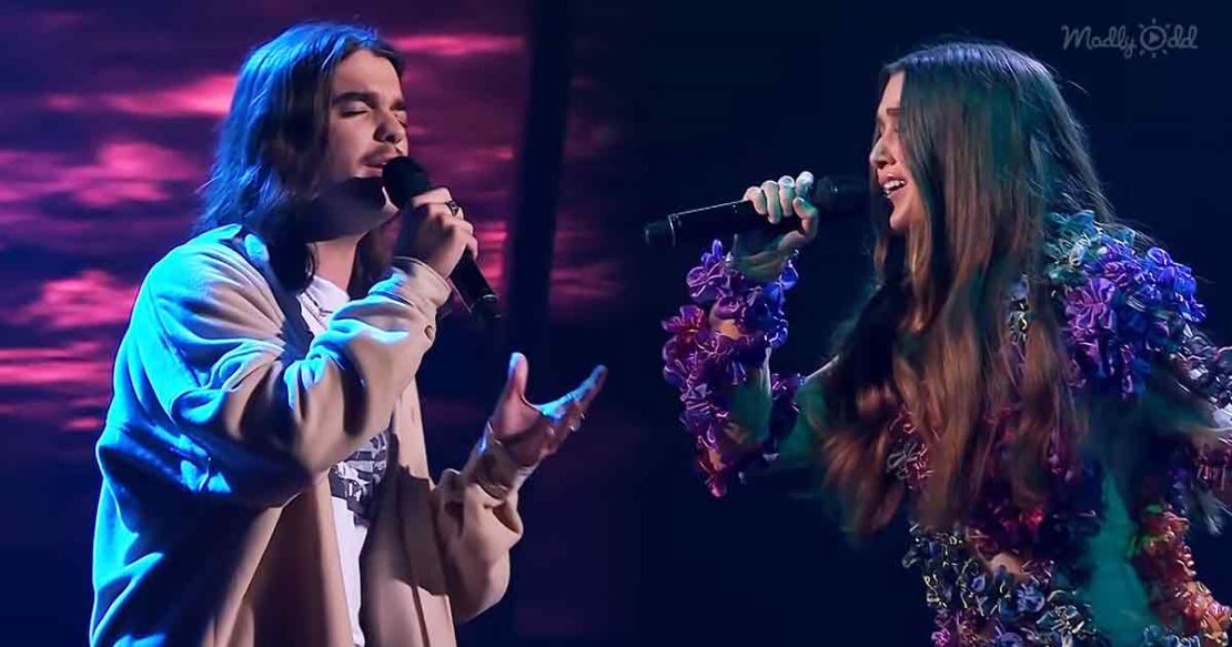 His sister wasn’t there to audition but she nailed it on ‘The Voice’