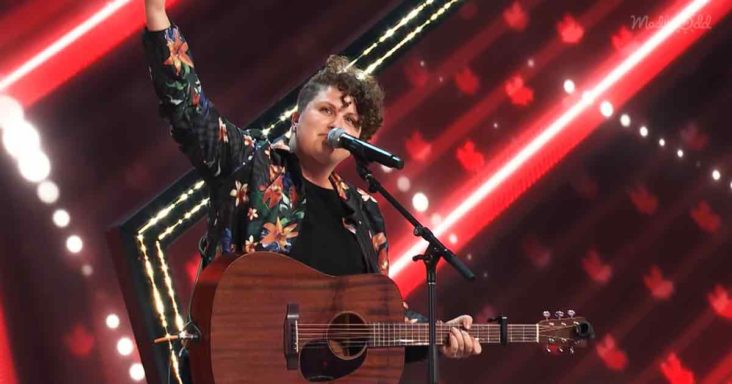 Singer Kellie Loder performs Bob Dylan’s hit on ‘Canada’s Got Talent’