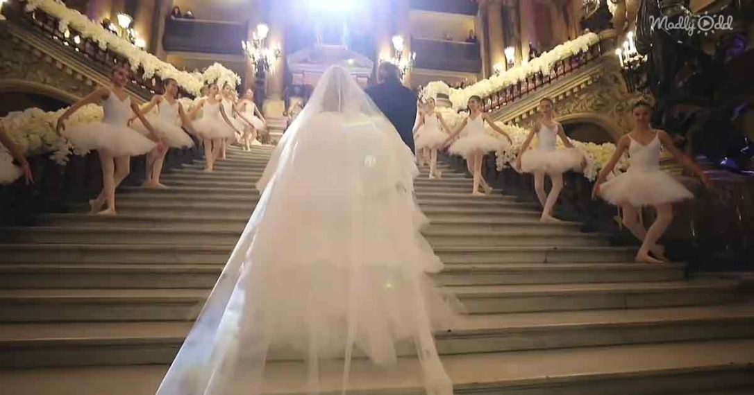 Breathtaking bridal entrance evokes every fairytale wedding – Madly Odd!