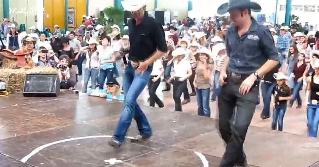 Two cowboy buddies do a jig that draws a big crowd – Madly Odd!