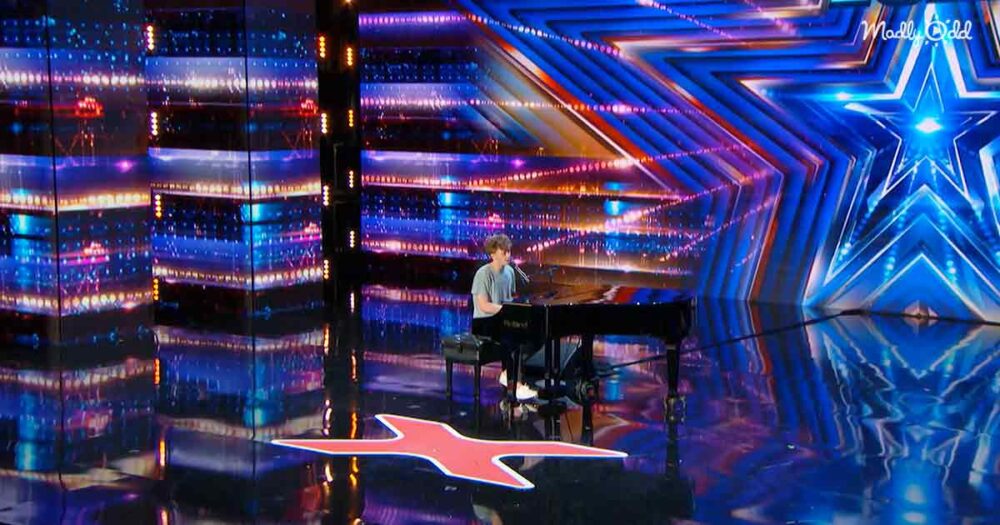 AGT judges are utterly enamored with his piano and story-telling talent ...