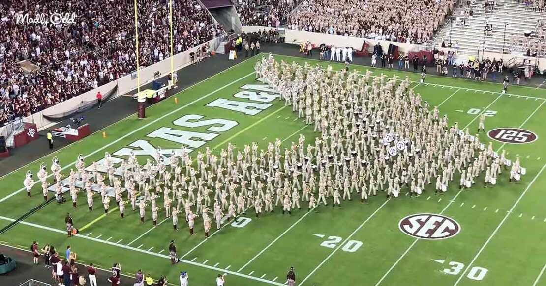 This Texas marching band made for a fantastic halftime show – Madly Odd!