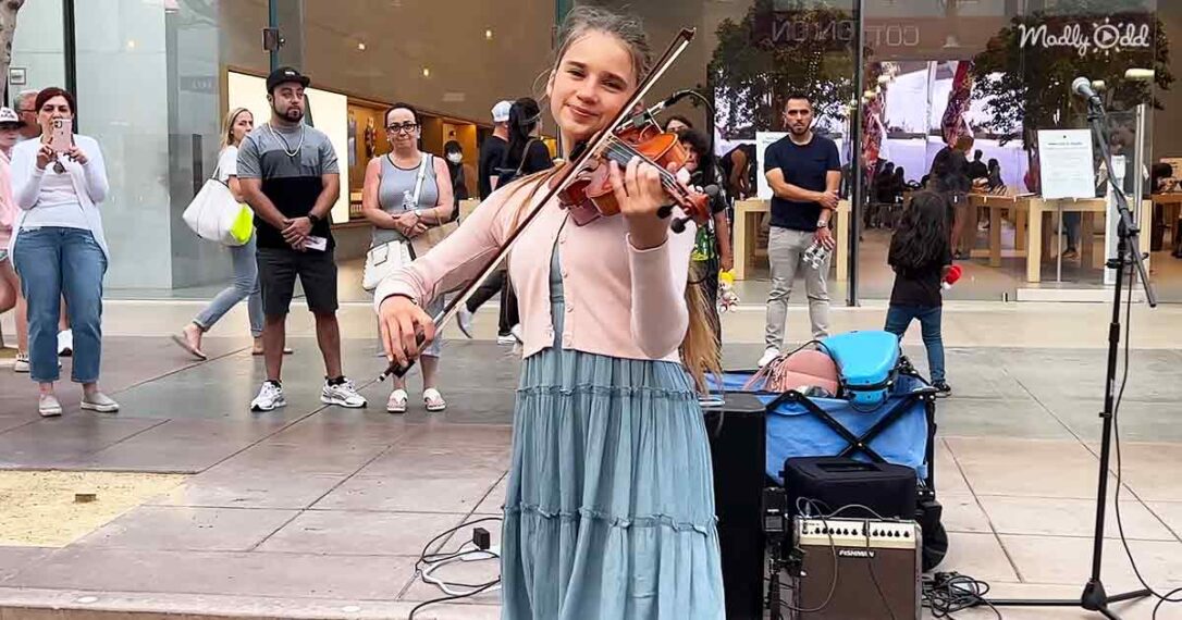 Teenage violinist from Ukraine covers ‘Hero’ by Mariah Carey