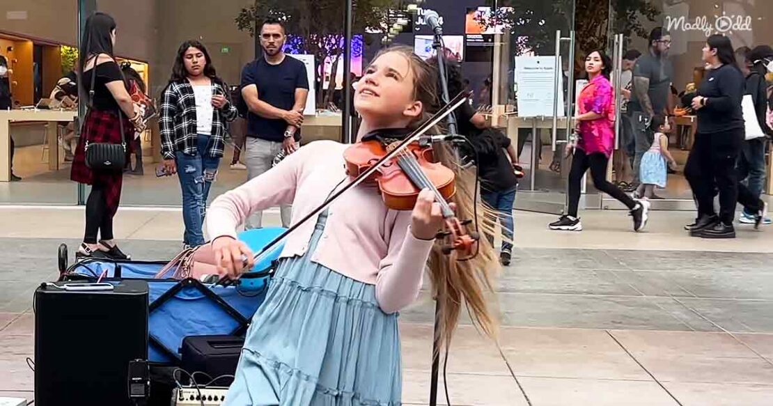 Teenage violinist from Ukraine covers ‘Hero’ by Mariah Carey