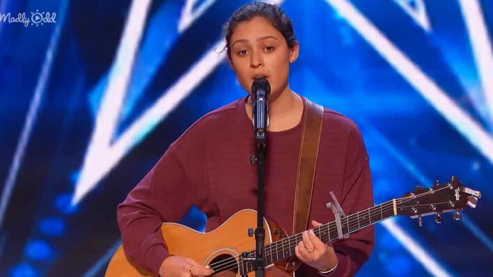 Nervous 10-year-old girl blows AGT judges away with huge voice