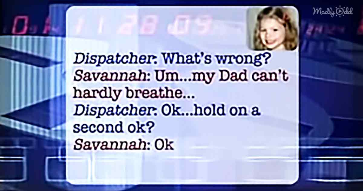 Little girl’s precious conversation with 911 operator save’s dad’s life