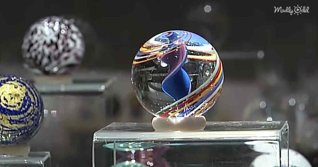 Master glass-blower reveals the magic of magic marbles – Madly Odd!
