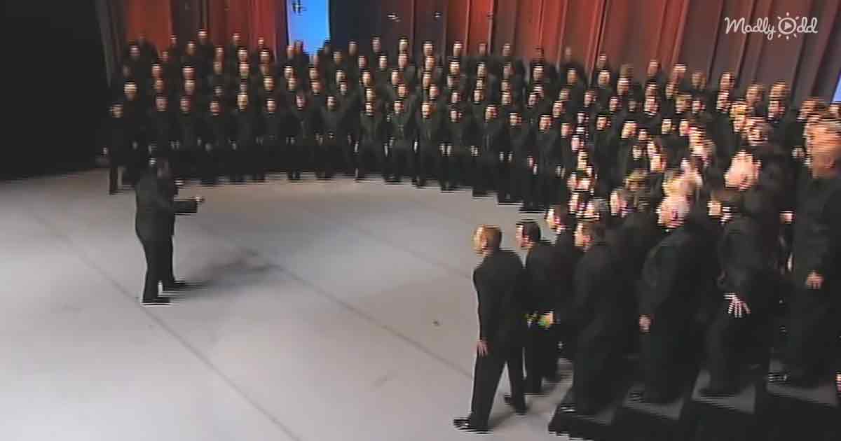 “Seventy-Six Trombones” comes to life in barbershop harmony – Madly Odd!