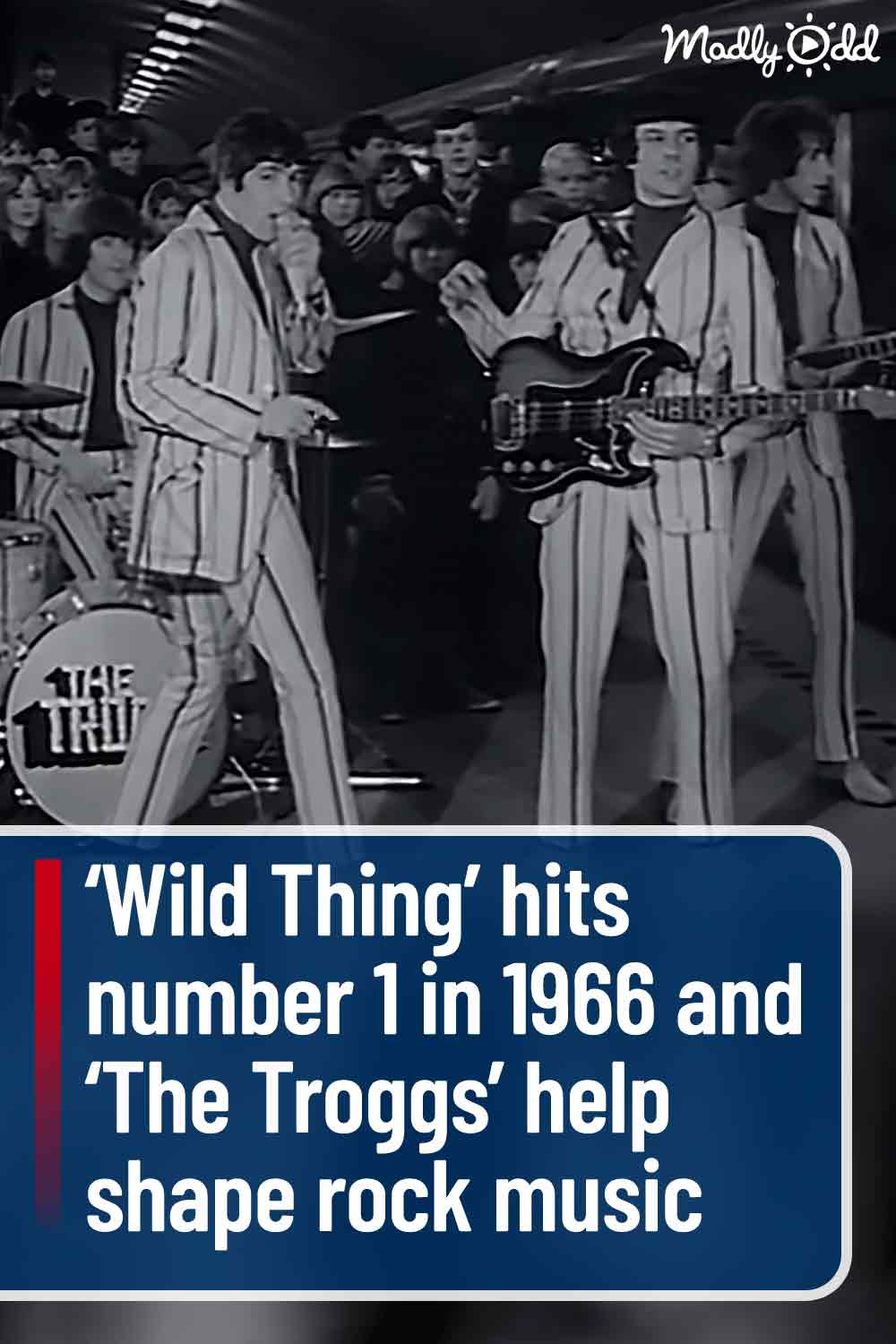 ‘Wild Thing’ hits number 1 in 1966 and ‘The Troggs’ help shape rock music