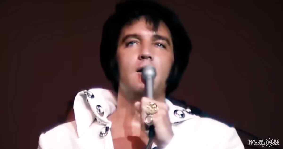 Elvis performs ‘Love Me Tender’ to a live crowd – Madly Odd!
