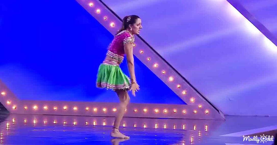 She dances so well that my eyes automatically filled in her missing leg ...