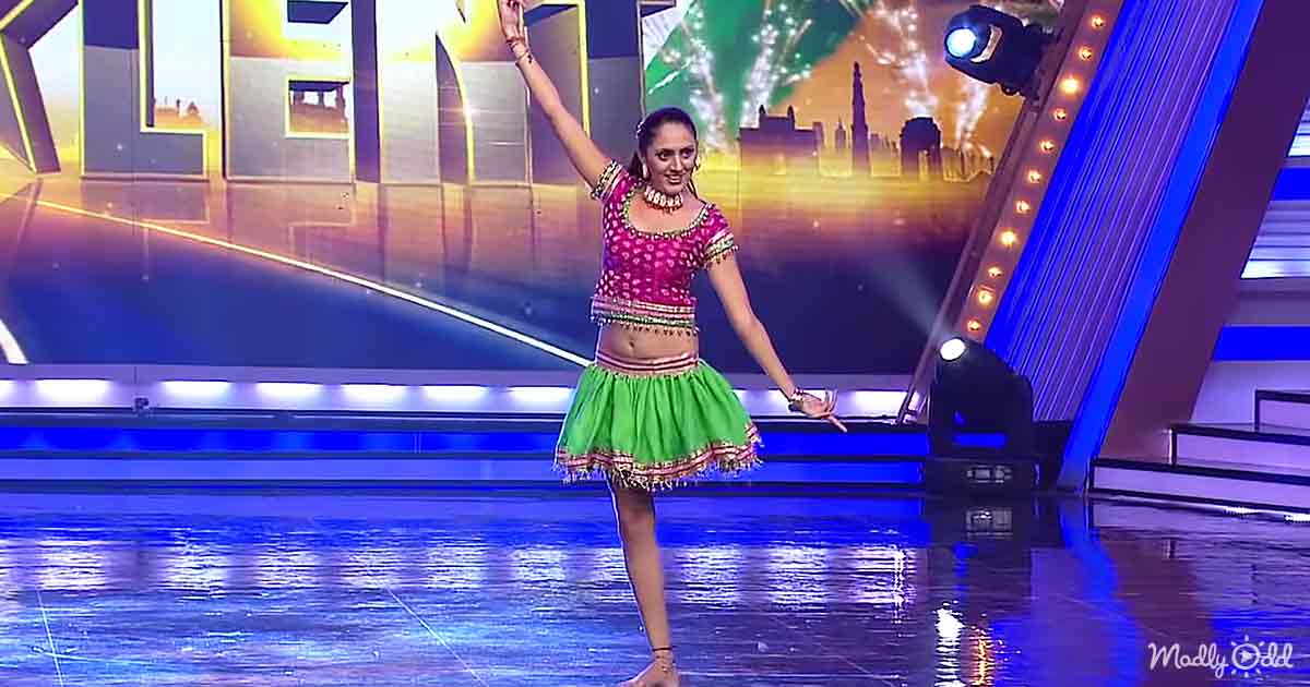 She dances so well that my eyes automatically filled in her missing leg ...