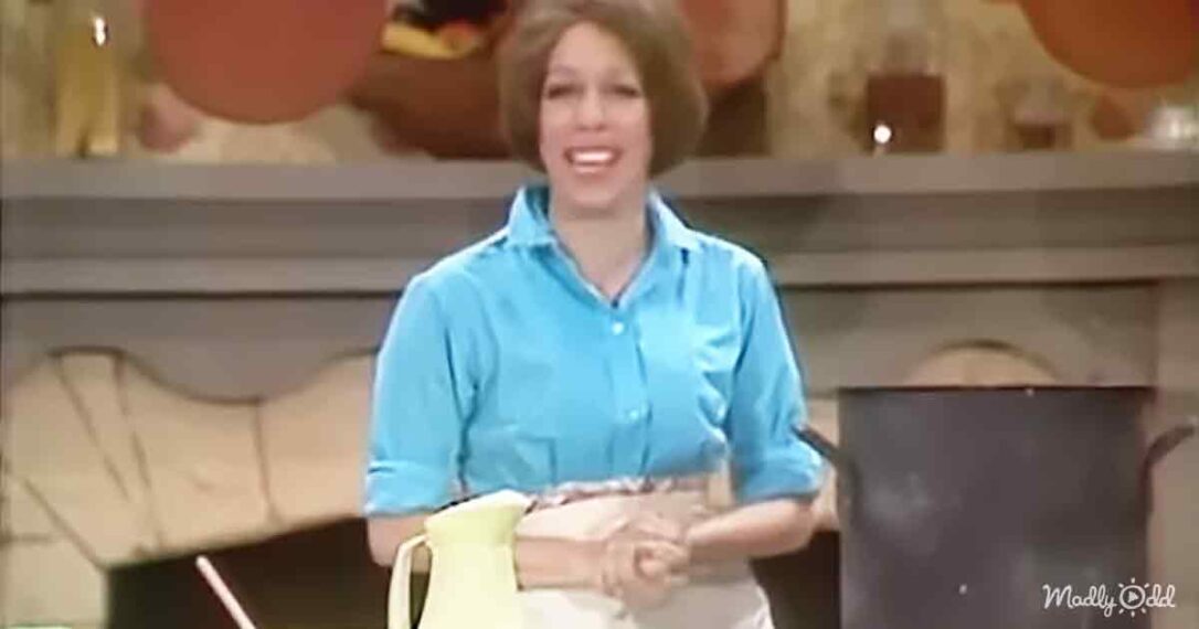 Carol Burnett cooks up laughs in a hilarious Julia Child inspired skit