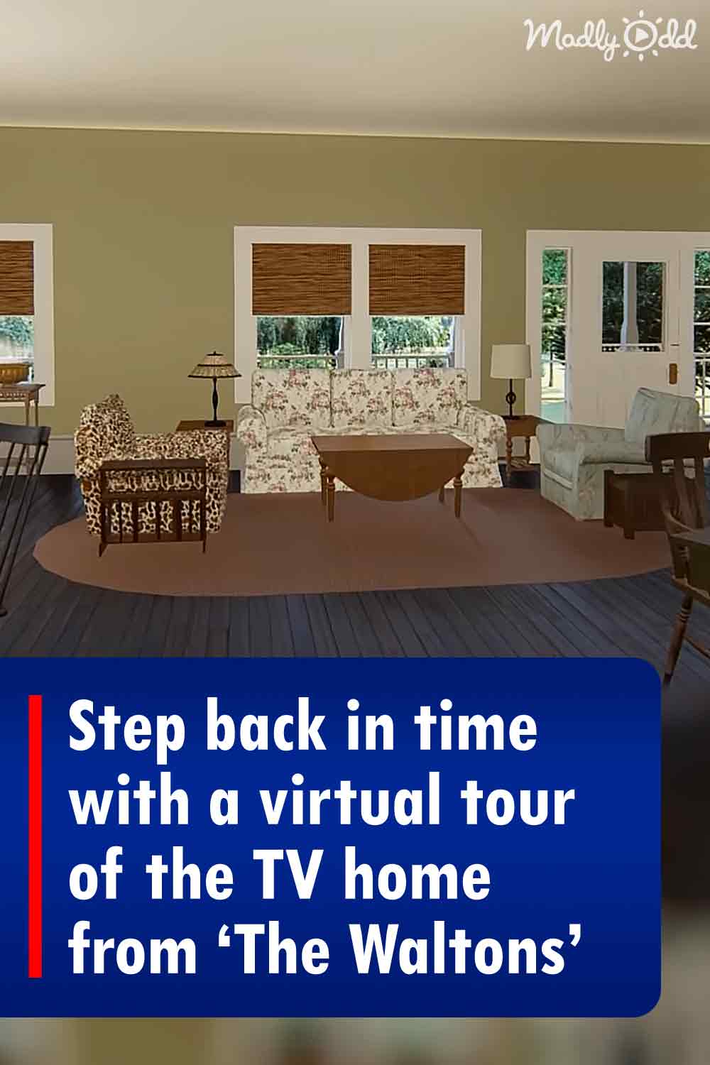 Step back in time with a virtual tour of the TV home from ‘The Waltons ...