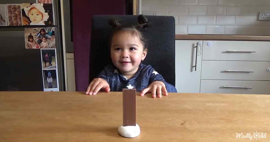 Unsuspecting toddler flawlessly handles the “self-control challenge ...