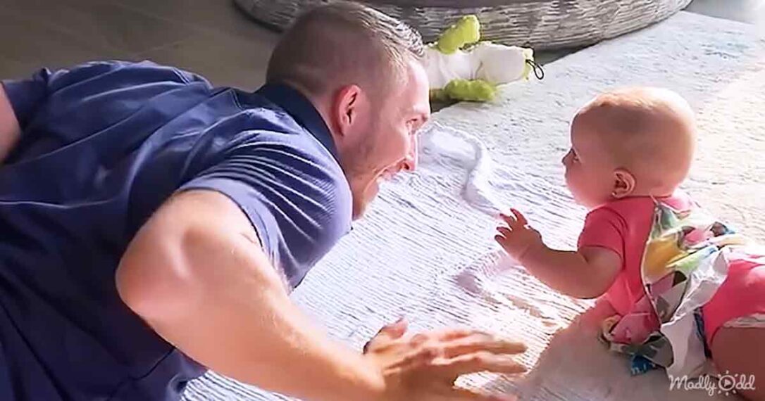 Father-toddler workout routine has us grinning from ear to ear – Madly Odd!