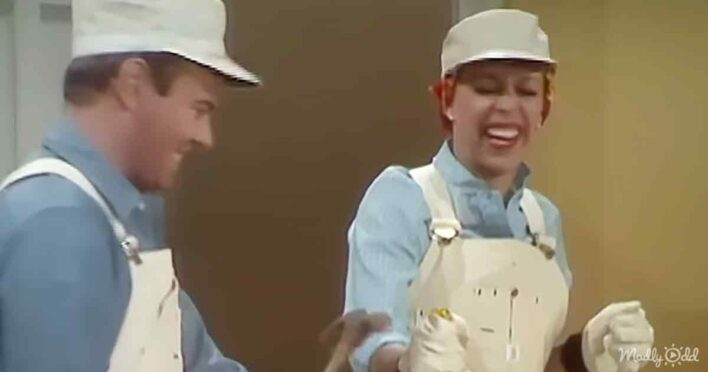 Carol Burnett and Tim Conway showcase their physical comedy skills in ...