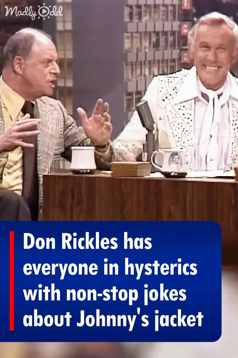 Don Rickles has everyone in hysterics with non-stop jokes about Johnny ...