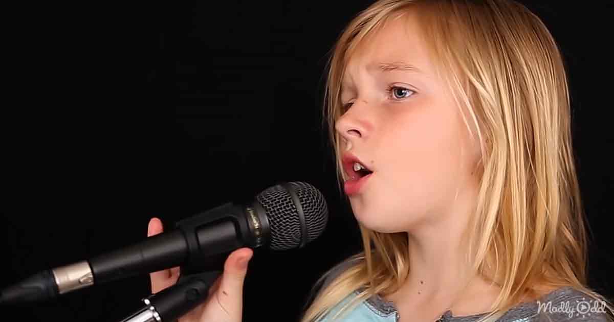 11-year-old performs the most unbelievable cover of ‘The Sound of Silence’ – Madly Odd!