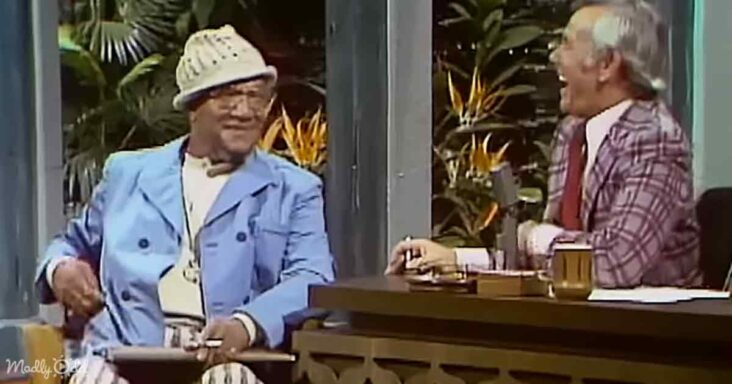 Redd Foxx makes his legendary entrance on the Tonight Show (1973 ...