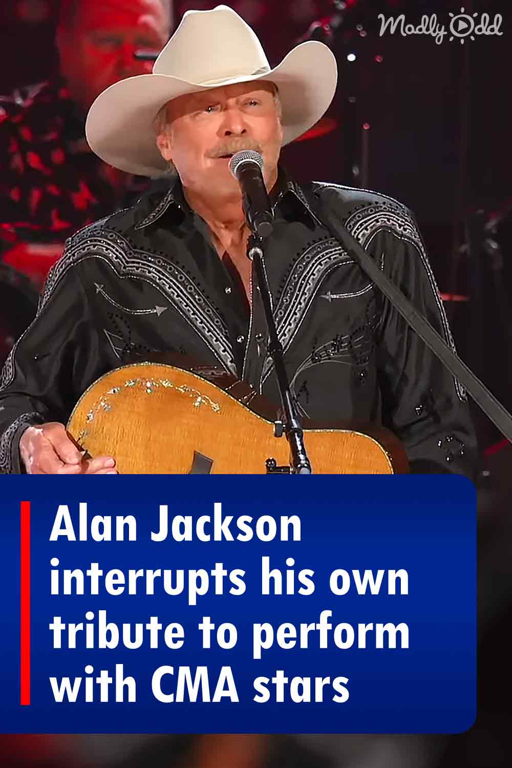 Alan Jackson interrupts his own tribute to perform with CMA stars ...