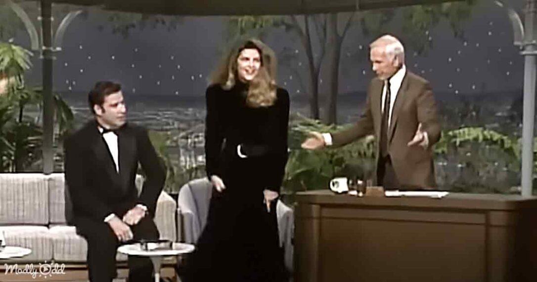 Johnny Carson welcomes Kirstie Alley and John Travolta – Madly Odd!