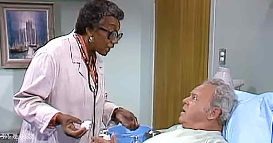 Archie Bunker has a bad day at the hospital – Madly Odd!