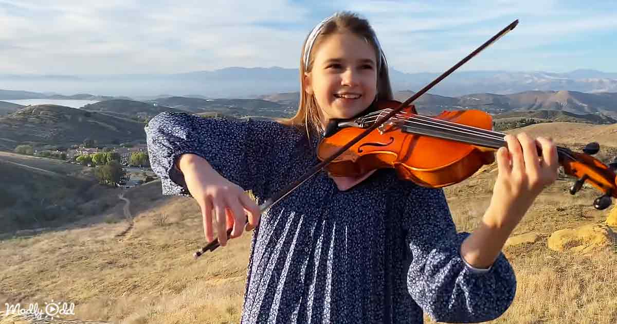 Phenomenal Fiddling: 13-Year-Old Slays “Unchained Melody” With Her ...