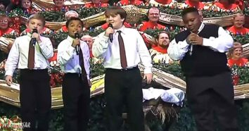 Boys perform outrageously funny Christmas quartet – Madly Odd!