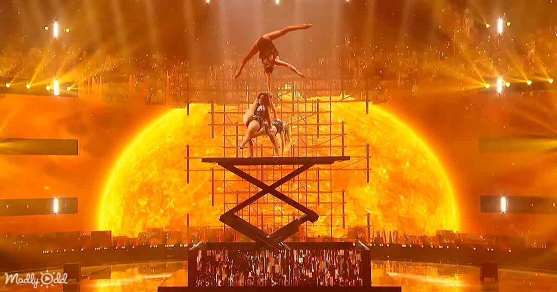 The “Bello Sisters,” an acrobatic group, are bringing the FIRE to AGT ...