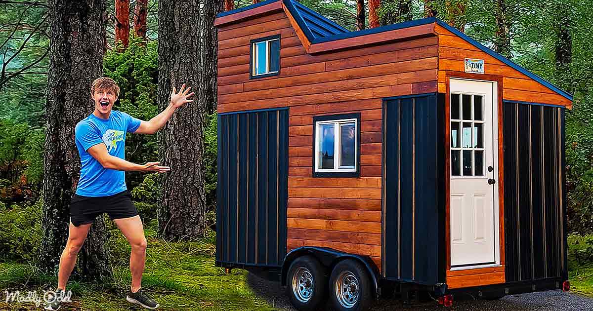 Man builds tiny home of his dreams for under $10k