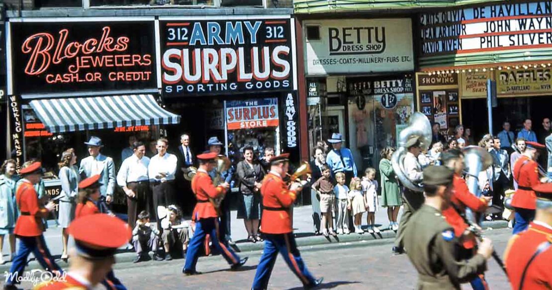 Take a Ride Back in Time with 1940s America in Kodachrome Color – Madly ...