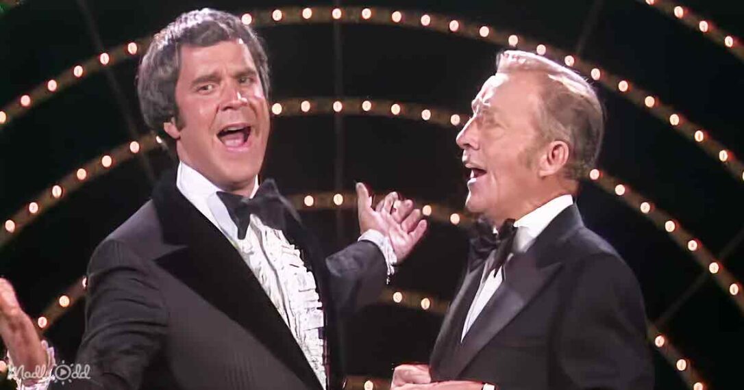 Rich Little duets with Bing Crosby in famous celebrity voices – Madly Odd!