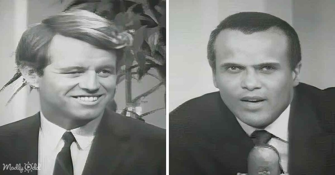 1968 flashback: Bobby Kennedy, Harry Belafonte, and Johnny Carson share ...