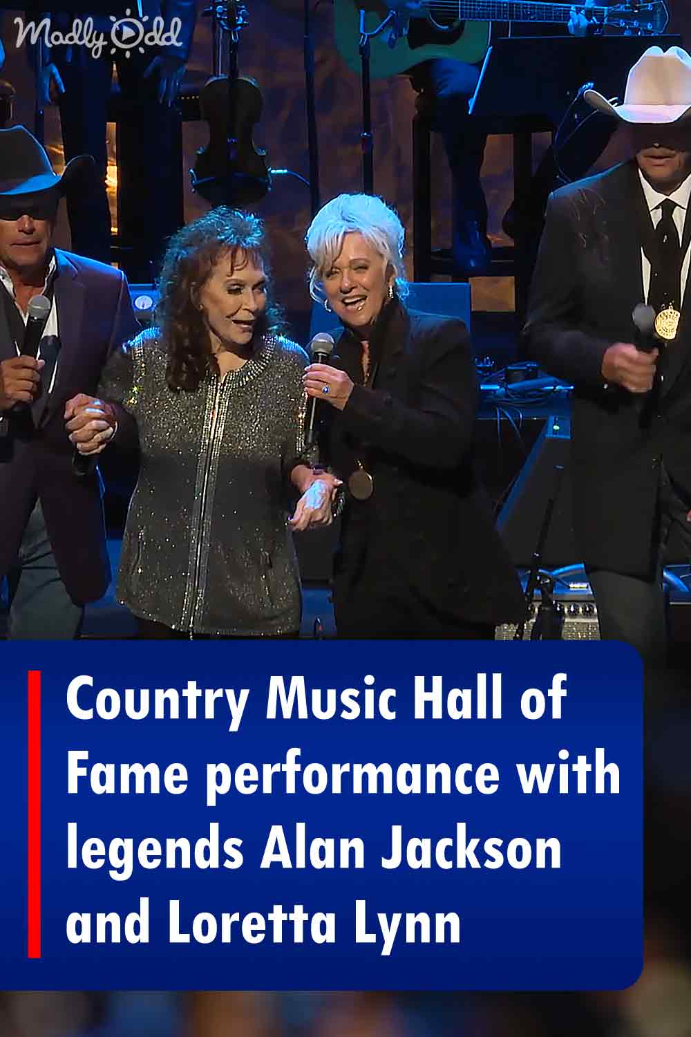 Country Music Hall of Fame performance with legends Alan Jackson and ...