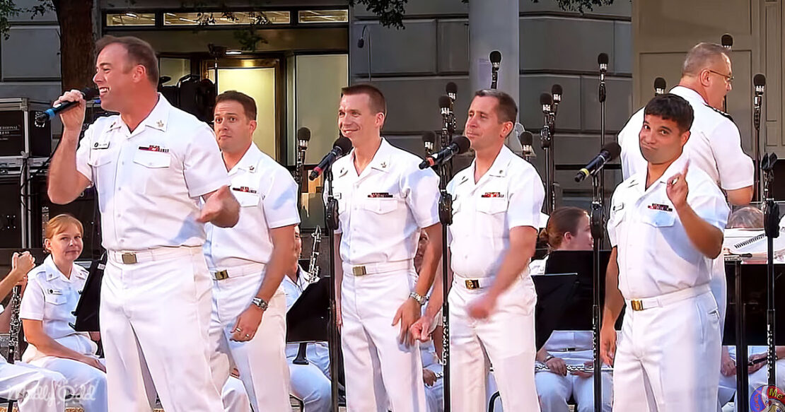 1960s Medley by 5 Navy Sailors Captivates the Crowd – Madly Odd!