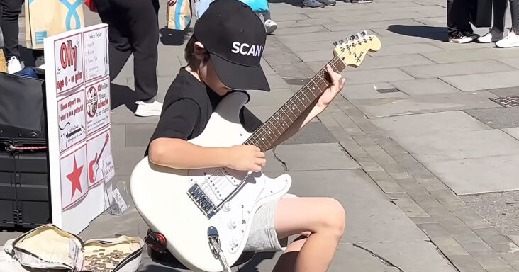 Olly, Age 8, Wows Fans with Incredible Performance of ‘Apache’ – Madly Odd!