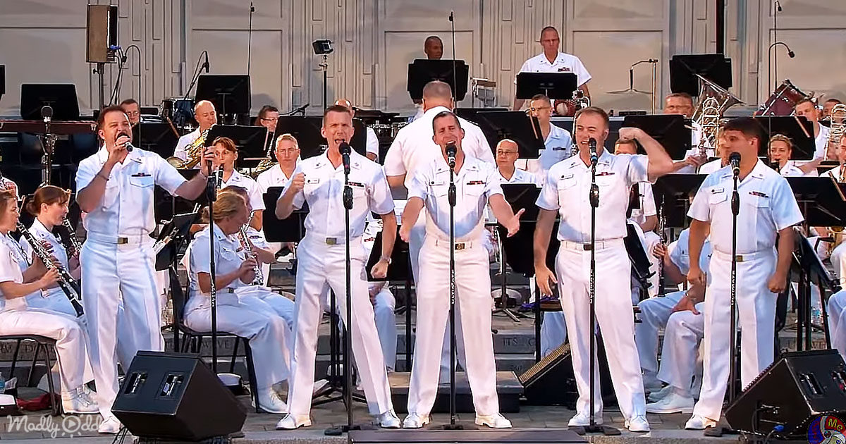 1960s Medley by 5 Navy Sailors Captivates the Crowd – Madly Odd!