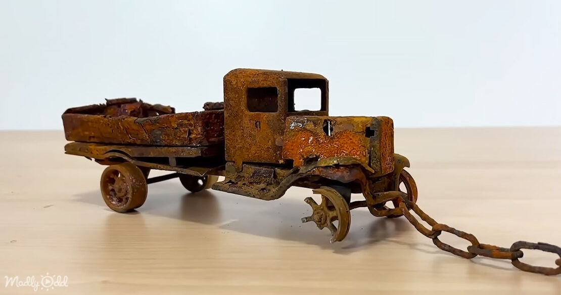 The Restoration of a 1930s Toy Truck from Rusty to Resplendent