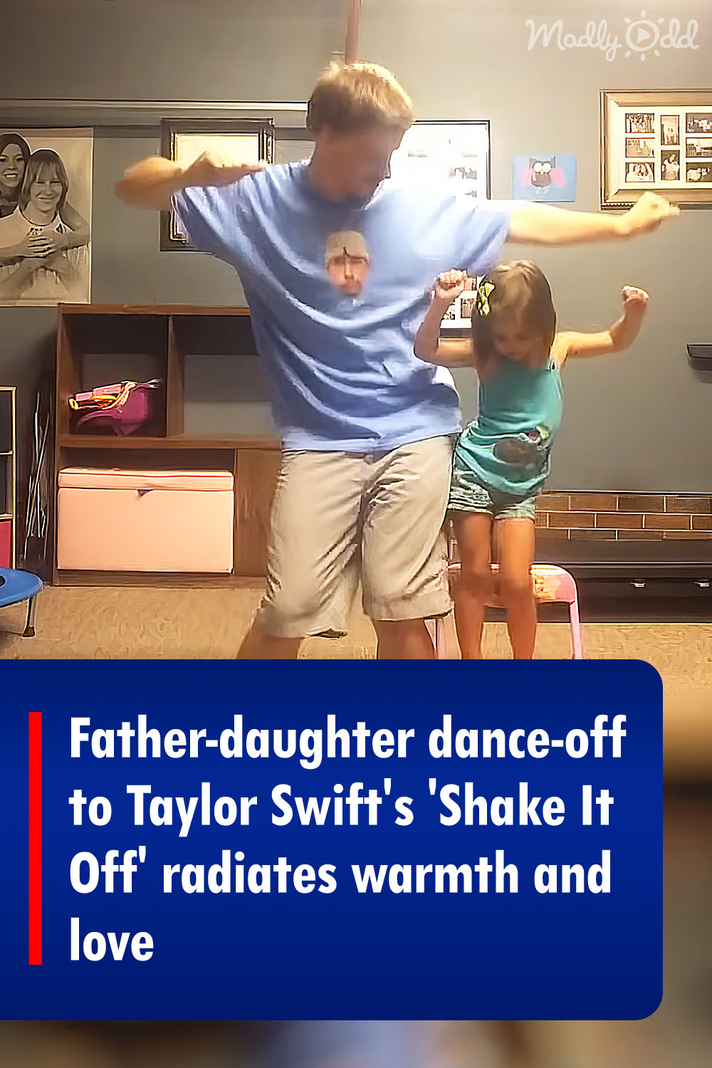 Father-daughter dance-off to Taylor Swift’s ‘Shake It Off’ radiates ...