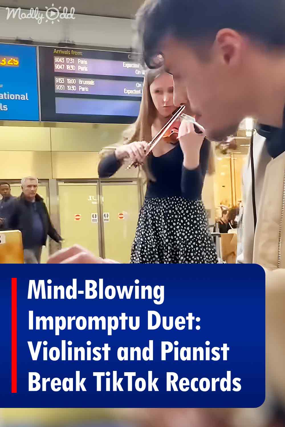 Mind-Blowing Impromptu Duet: Violinist and Pianist Break TikTok Records