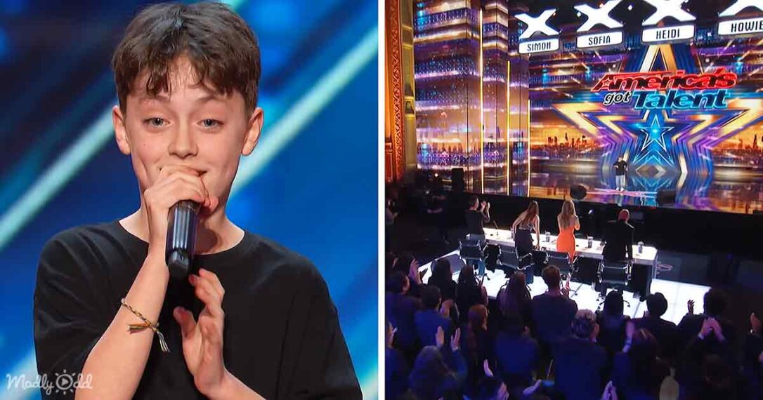 As Alfie Andrews walked onto the AGT stage, he looked more like a shy ...